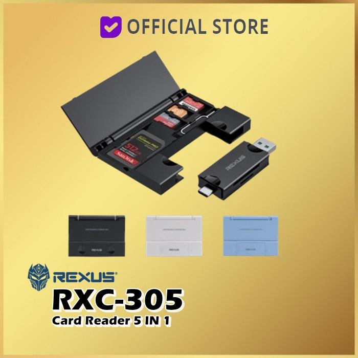 Promo Rexus RXC305 RXC-305 Card Reader 5 IN 1 Storage USB 3.0 - Putih ...