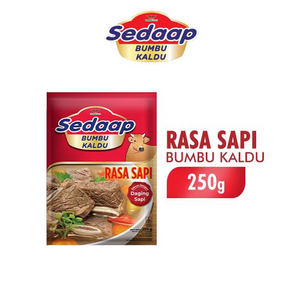Jual Sedaap Bumbu Kaldu Sapi Penyedap Rasa 250gr - - Wings Official ...
