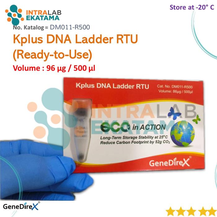 Jual Kplus DNA Ladder RTU (Ready-to-Use), DM011-R500, Genedirex - Kota Bogor - Intralab Ekatama ...