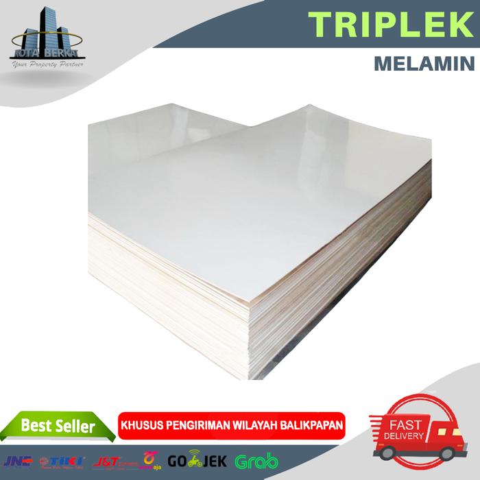 Jual TRIPLEK MELAMIN PUTIH GLOSSY / MELAMIN PUTIH (WAJIB BACA DESKRIPSI ...