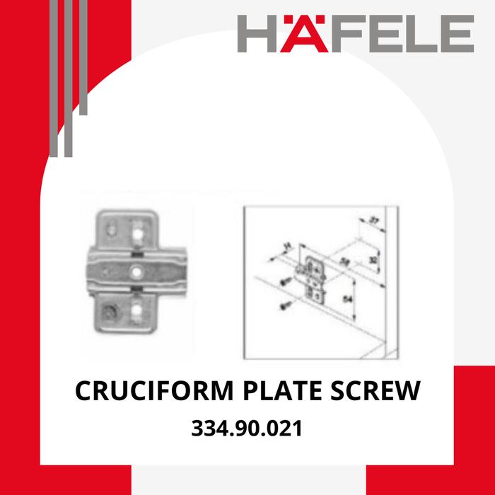 Jual CRUCIFORM M/PLATE SCREW FIXING WITH CAM HAFELE - Kota Pekanbaru ...
