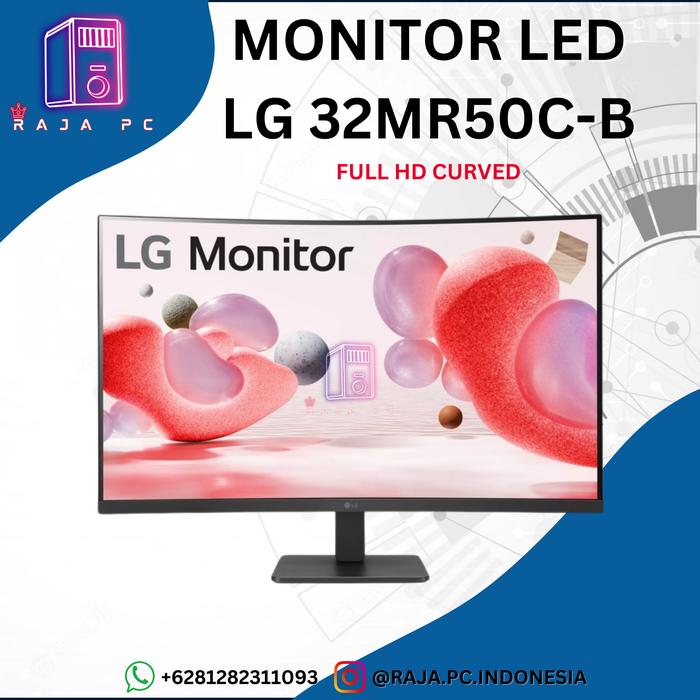 Jual Monitor LED LG 32MR50C-B Full HD Curved Bergaransi Resmi Baru ...