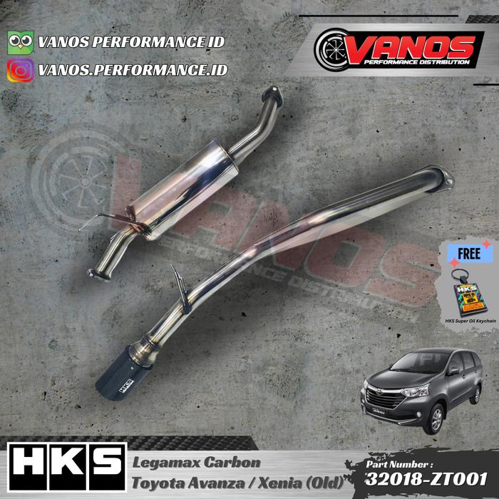 Promo HKS Legamax Exhaust Carbon Tip - Toyota Avanza Xenia ( knalpot ...