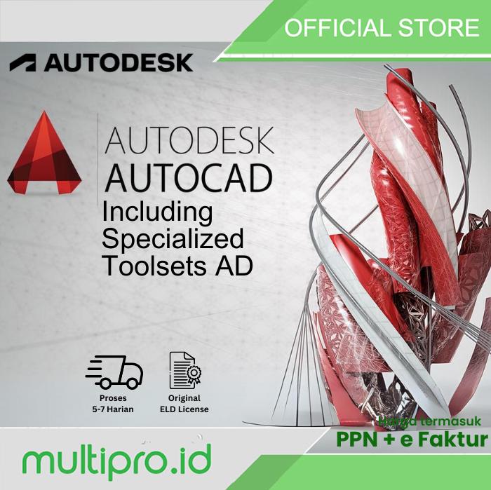 Promo AutoCAD 2024 including specialized toolsets AD - 1 tahun Cicil 0% ...