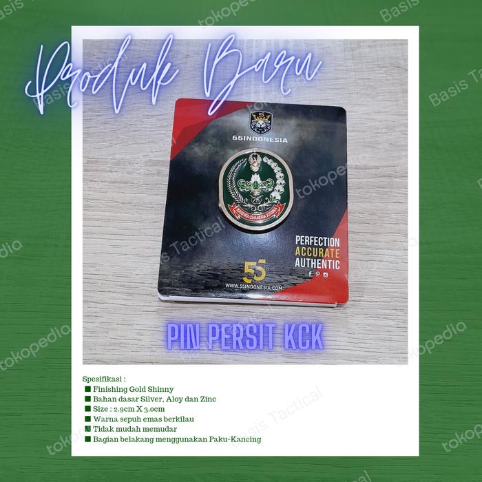 Jual PIN LENCANA PERSIT 55 INDONESIA - Jakarta Timur - Basis Tactical ...