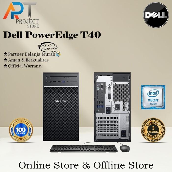Jual SERVER DELL PowerEdge T40 Xeon E-2224G 16GB 1TB SATA+512GB DVDRW 3YRS - Jakarta Pusat - APT ...