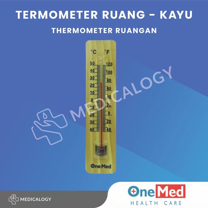 Jual Thermometer Ruang Kayu Onemed Termometer Alat Ukur Suhu Ruangan ...