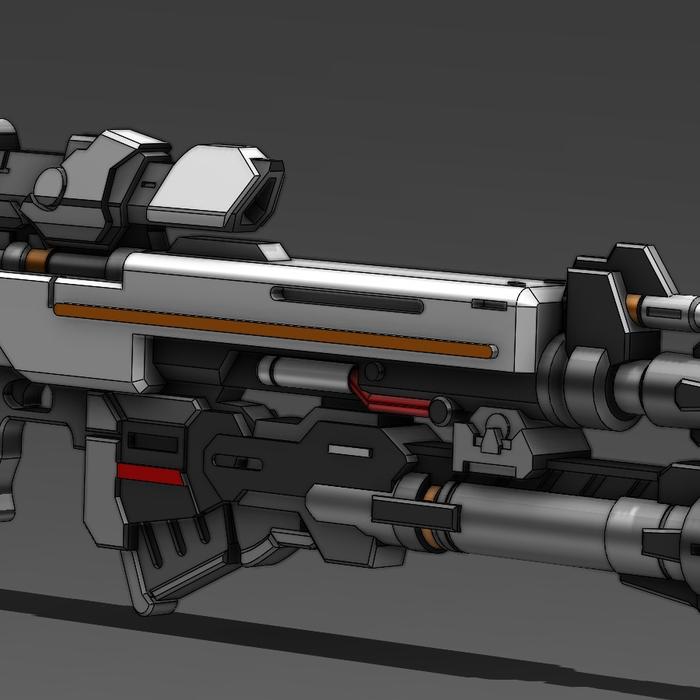 Jual custom 3d print senjata nu gundam 1/114 - Kab. Bogor - THREEKEY ...