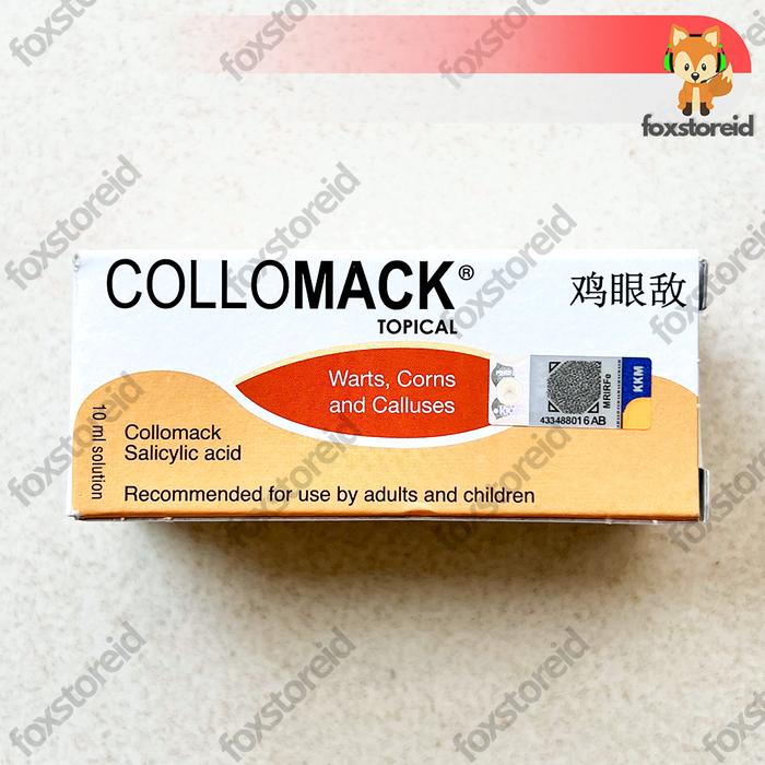 Jual COLLOMACK Topical Salicylic Acid Solution for Warts 10ml Impor ...