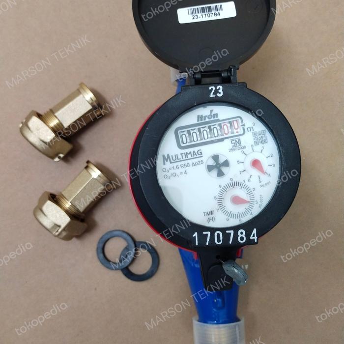 Jual Water meter Itron multimag 1/2 inch produksi terbaru tahun 2023 ...