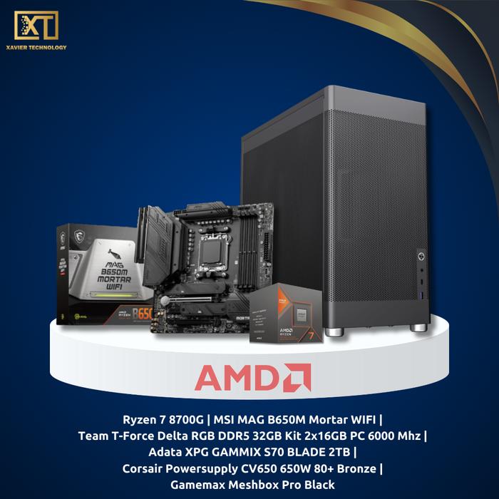 Jual PC Gaming Ryzen 7 8700G with AMD Radeon 780M / PC Gaming AMD Terbaru - Kota Bandung ...