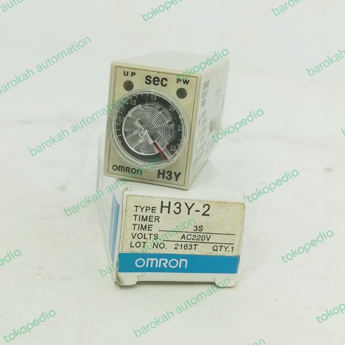 Jual Timer OMRON H3Y-2 3S 220V AC - Kab. Serang - barokah automation | Tokopedia