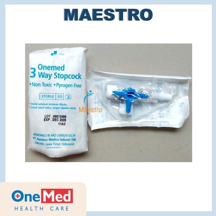 Jual Onemed 3 Way Stopcock Three Way Stopcock Tanpa Ekor Tube Eceran ...