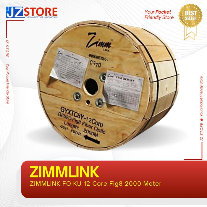 Jual ZIMMLINK FO KU 12 Core Fig8 Armored G652D 2000 Meter - Kota Medan ...