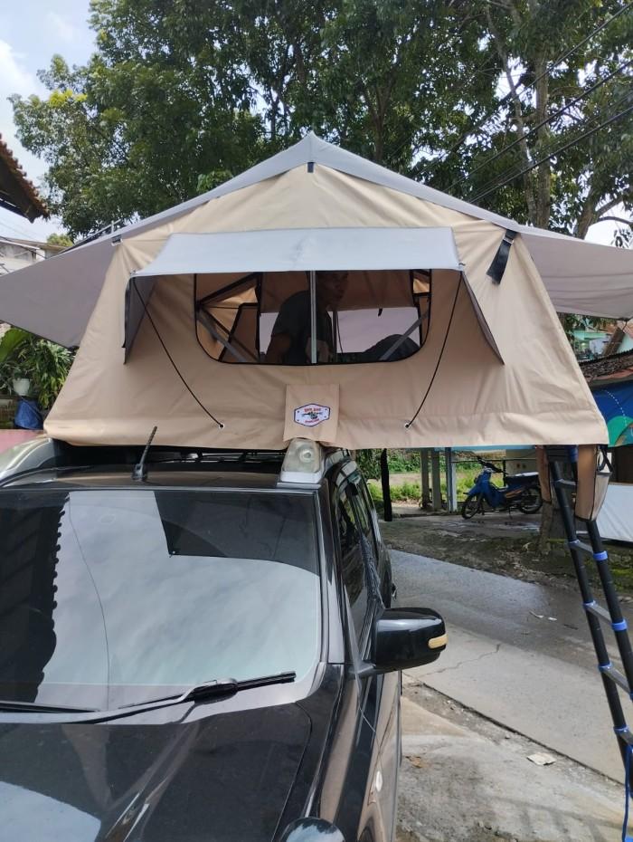 Jual Rooftop Tent / Rooftent ukuran S+ taslan ( Packing Kayu ) - Kota ...