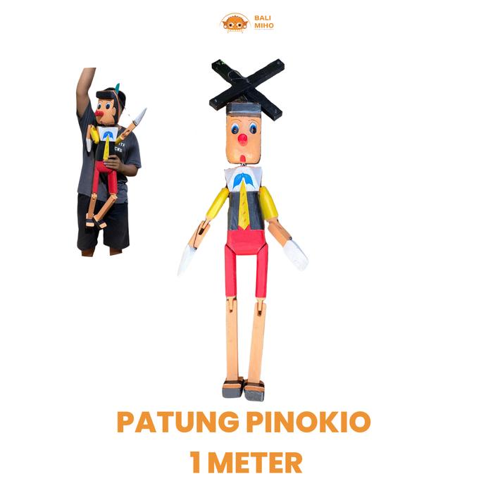 Jual Patung Pinokio 1 Meter - Boneka Pinokio Kayu - Pinokio Kayu ...