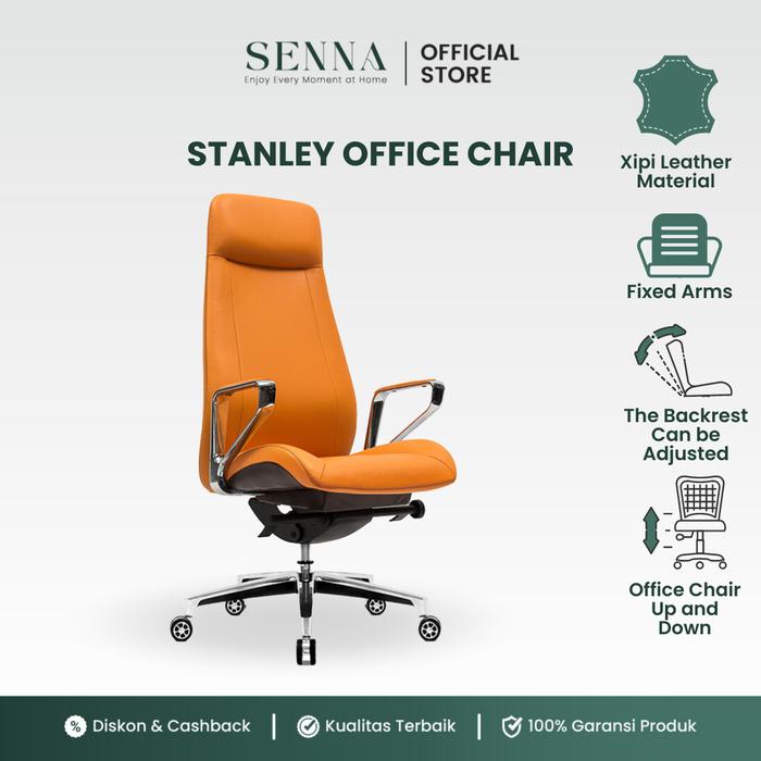 Jual STANLEY Office Chair High Back Kursi Komputer kursi Executive ...