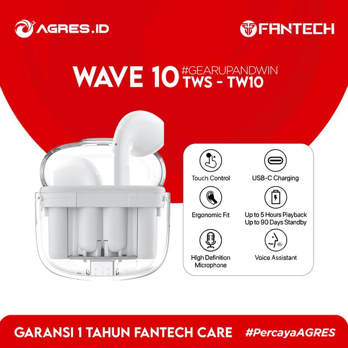 Promo Fantech WAVE 10 TW10 | TWS Bluetooth Earbuds with Microphone ...