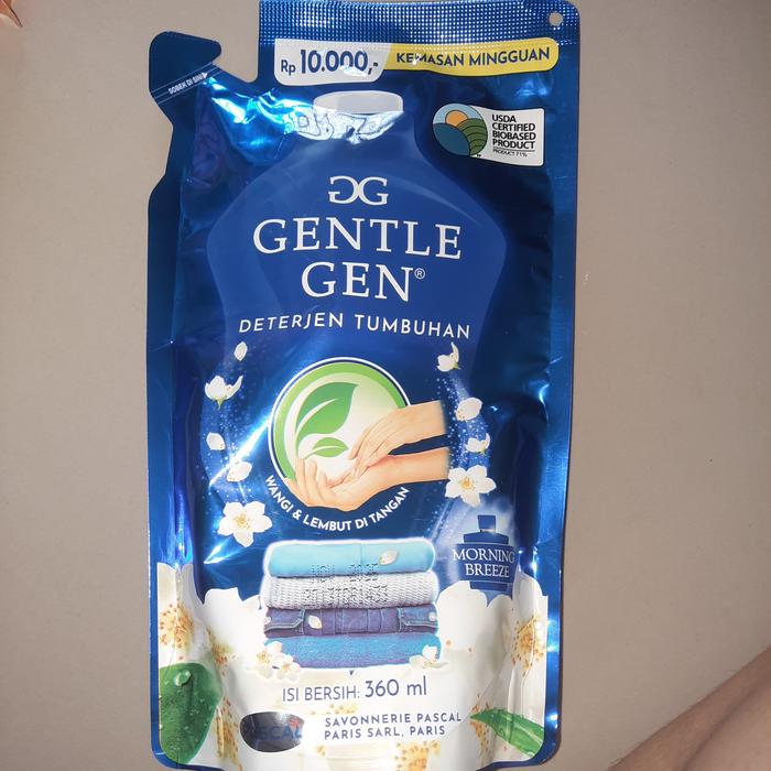 Jual gentle gen deterjen tumbuhan 360ml kemasan mingguan 10.000 - Kota ...