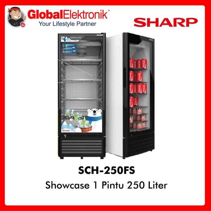 Jual SHARP SHOWCASE DISPLAY COOLER SCH250FS 250 Liter - Kota Semarang ...