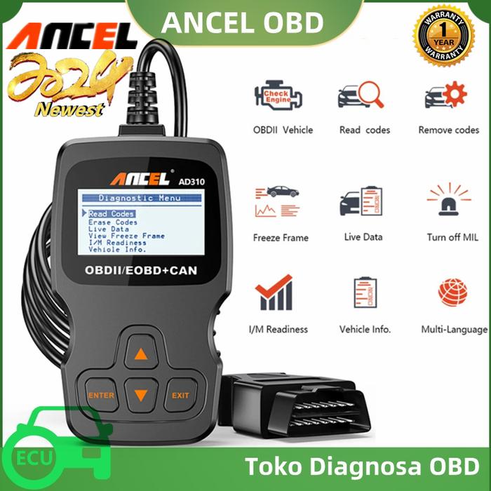 Jual ANCEL AD310 12V OBD2 Scanner Mobil Alat Diagnostik Baca Kode Mesin - Jakarta Utara ...