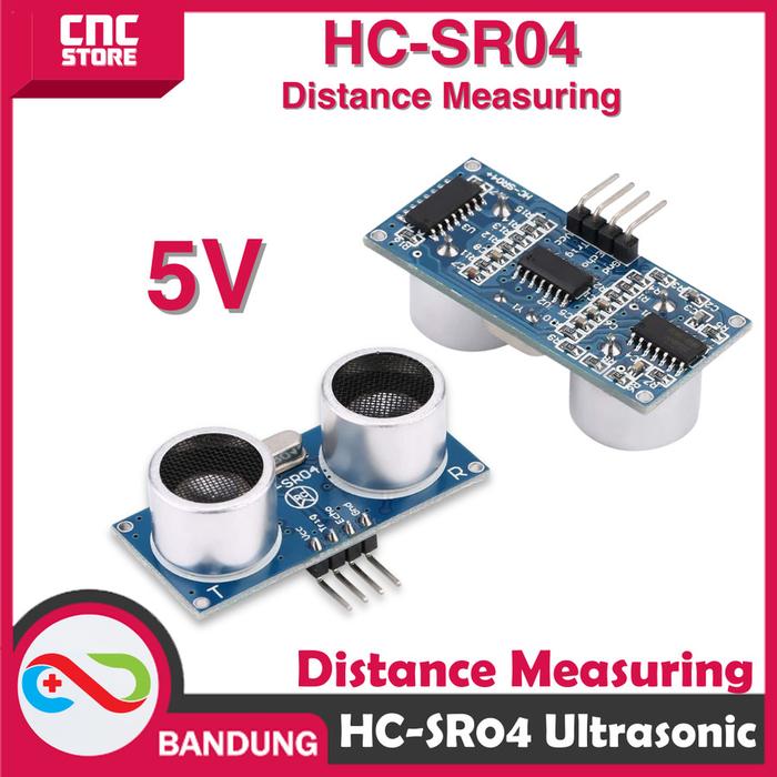 Jual HC-SR04 SR04 ULTRASONIC DISTANCE MEASURING WITH BRACKET RED ...