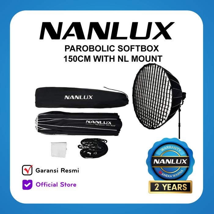 Promo NANLUX PARABOLIC SOFTBOX 150cm NL-MOUNT Cicil 0% 3x - Jakarta Utara - Nanlite Indonesia ...