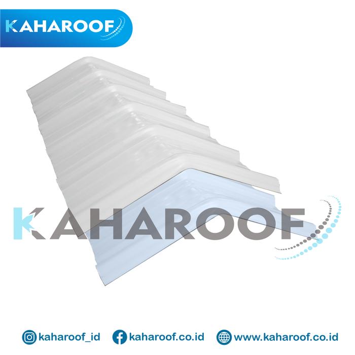 Jual Top Ridge/Wuwungan Atap uPVC Aura1130 - Kab. Sukoharjo - KAHAROOF ...