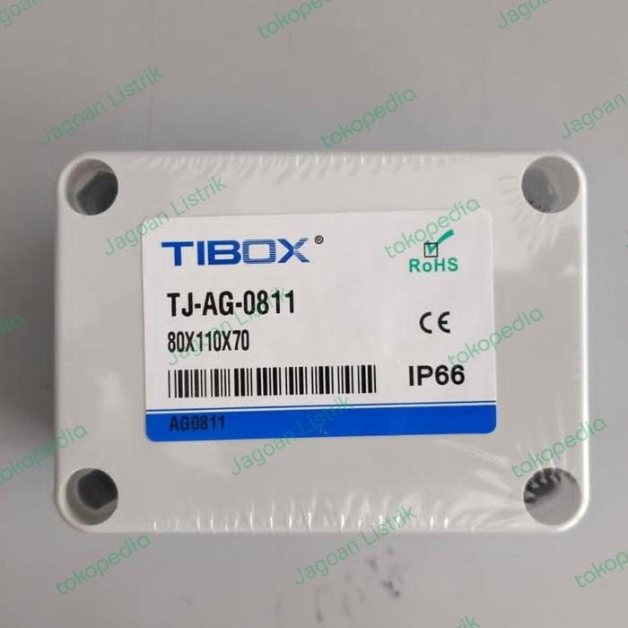 Jual Junction Box Panel PVC Tibox TJ-AG-0811 80x110x70 IP66 80 x 110 x ...