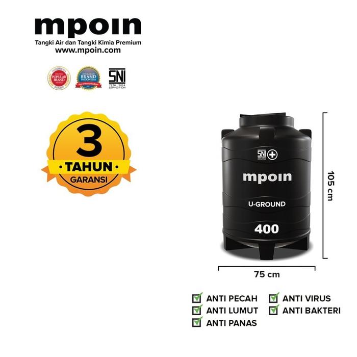 Jual Tangki mpoin plus 400 liter U-GROUND | Tangki Tanam | Tangki ...