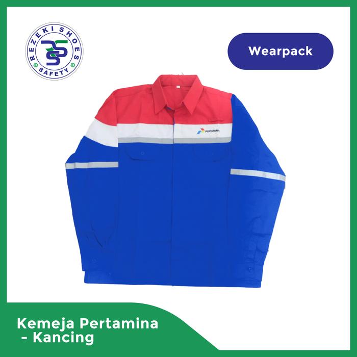 Jual Seragam Pertamina / Kemeja Wearpack / Safety Pertamina / Patra ...
