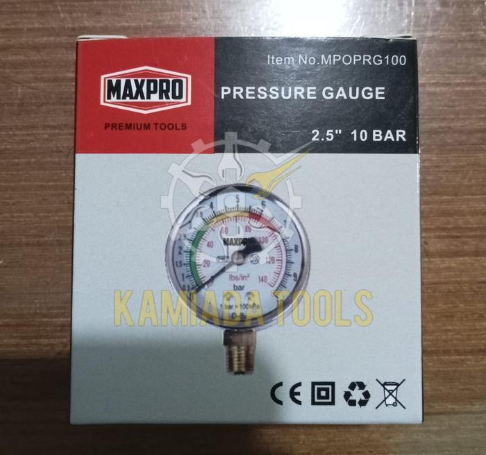Jual Pressure Gauge Model Raket 2,5"/Ukuran Tekanan Angin Kompresor 10 ...