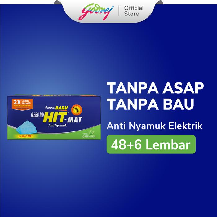 Promo HIT Mat Green Tea 48+6 - - Godrej Indonesia Store | Tokopedia