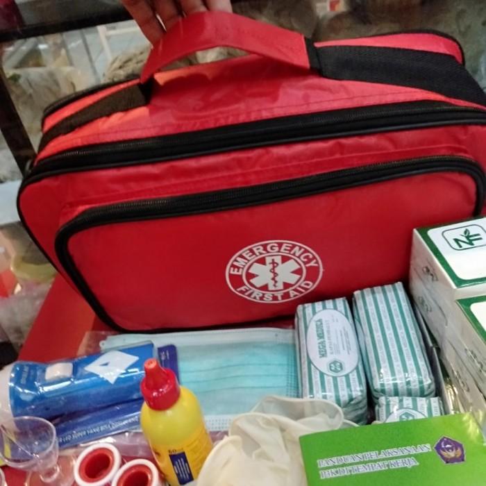 Jual Tas p3k selempang lengkap / paket tas p3k medis first aid kit tipe ...