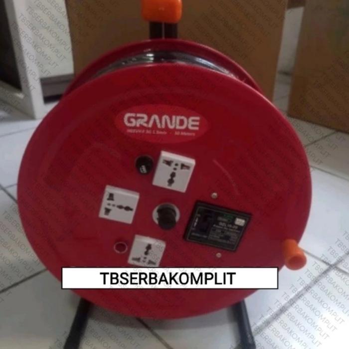 Jual Cable Extender Roll 50M British Type Kabel Rol 3 Pin Plug SNI 50 ...