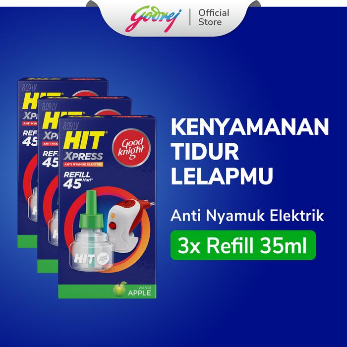 Jual HIT Goodknight Xpress Refill Apple 45H - Obat Nyamuk Elektrik ...