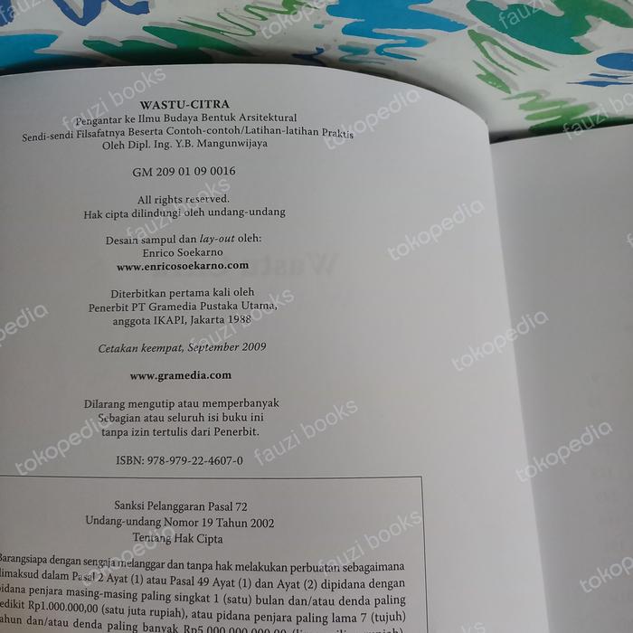Jual Original Buku Wastu Citra Yb Mangunwijaya Edisi Baruâ cekâ fotoâ ...