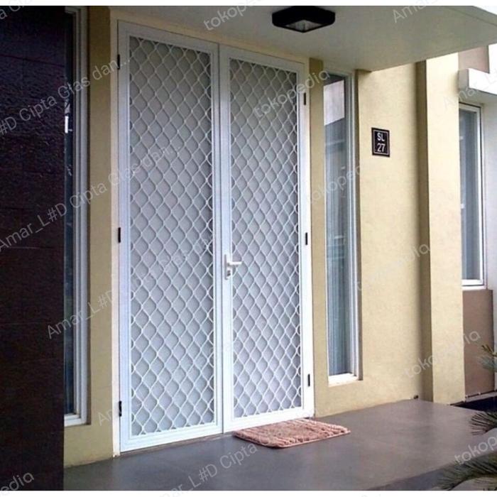 Jual Onna pintu exona+pintu kawat nyamuk ram kasa Alumunium anti karat ...