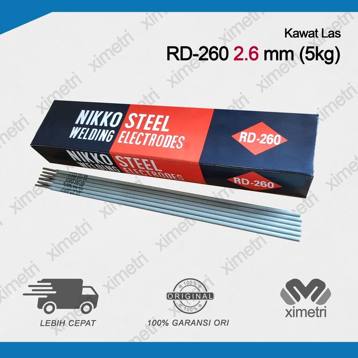Jual Kawat Las Nikko Steel RD 260 2.6 mm / Las Elektroda RD260 2,6 mm ORI - Kota Tangerang ...