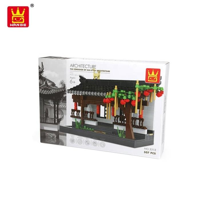 Promo The Corridor of Hui Style Wange Building Block Puzzle Brick ...