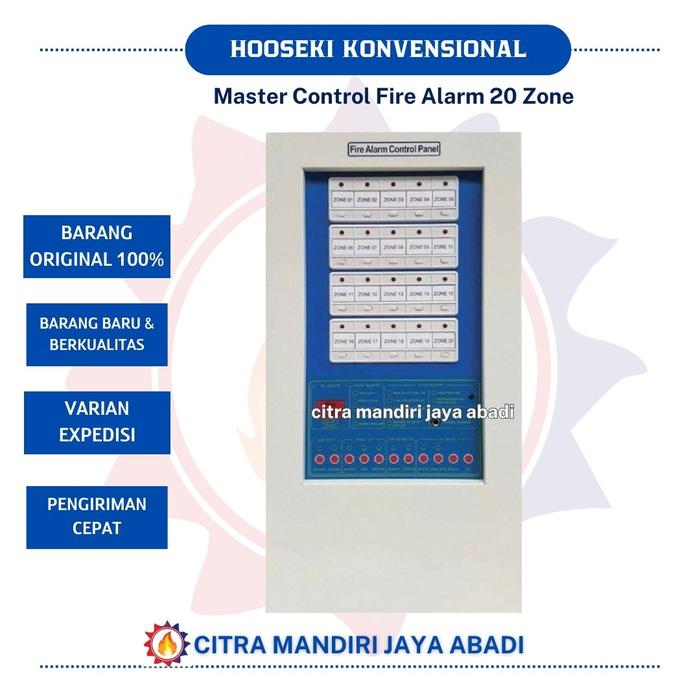 Jual Master Control Panel Fire Alarm 20 Zone Hooseki MCFA PANEL - Jakarta Barat - citramandirija ...