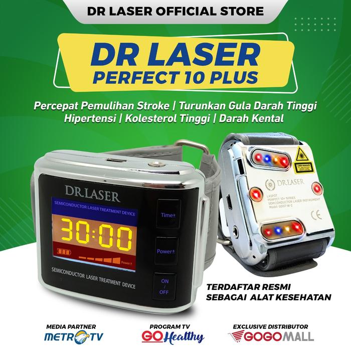 Promo Dr Laser Perfect 10 Plus Official Gogomall Alat Terapi Hipertensi Cicil 0% 3x - Kota ...