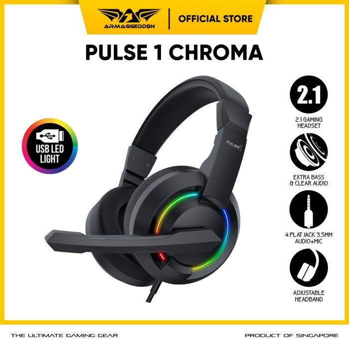 Promo Headphone Gaming Armaggeddon Pulse 1 Chroma 2.1 Gaming Headset - Jakarta Utara ...