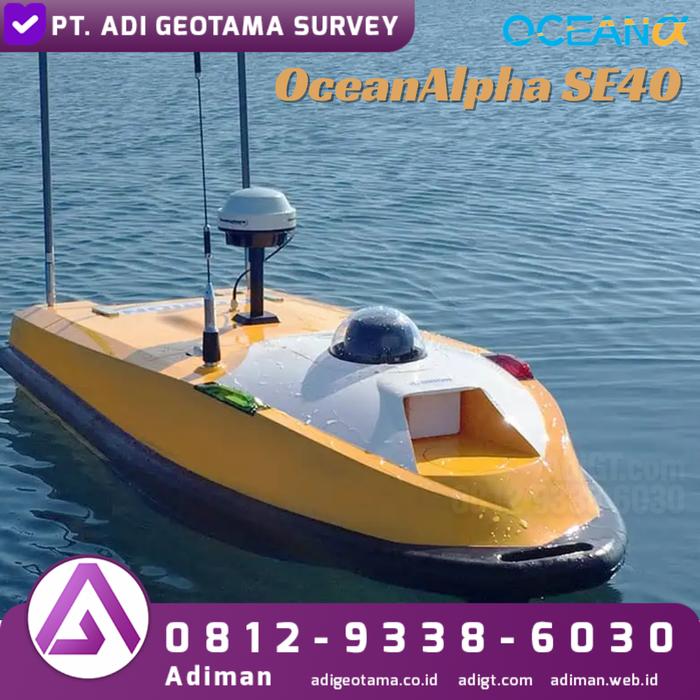 Jual OceanAlpha SE40 USV Boat GNSS RTK Multibeam Bathymetry Marine ...