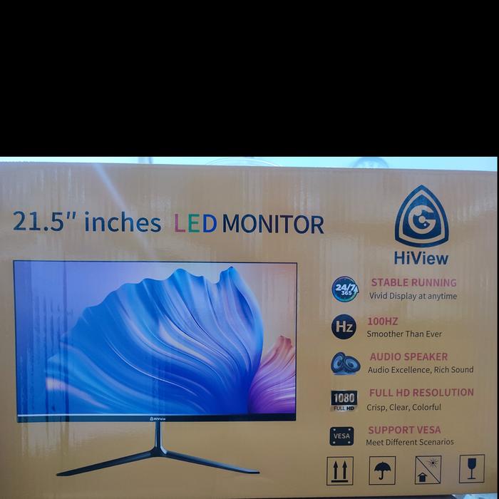 Jual Monitor LED HiView HV-22RX100 "5ms 100Hz HDMI VGA Built In Speaker ...