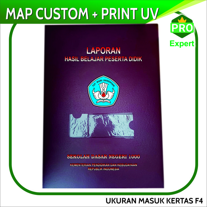 Promo map raport / map ijazah custom print - Kota Bandung - inara map ...