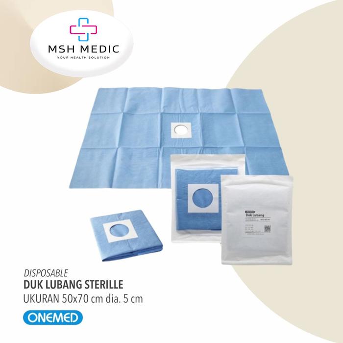 Jual Duk Lubang Steril - Duk Operasi Bolong 50 Cm × 70 Cm - Onemed ...