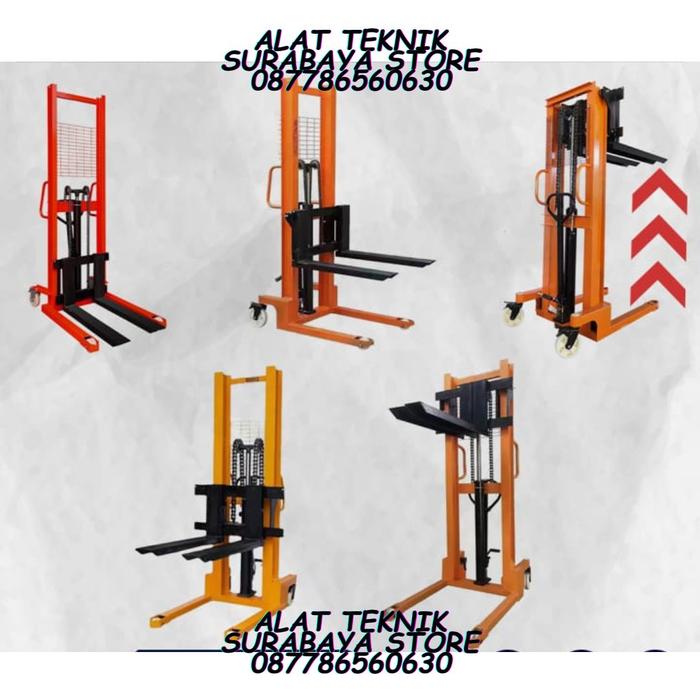 Jual 3 Ton 1.6 Meter Hand Stacker Manual / Forklift Manual - Kota ...