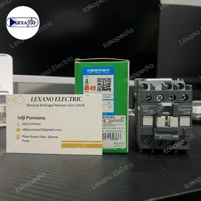 Jual LC1N0910M5N Schneider D3N AC Kontaktor 9A 1NO 220V 24V Original ...