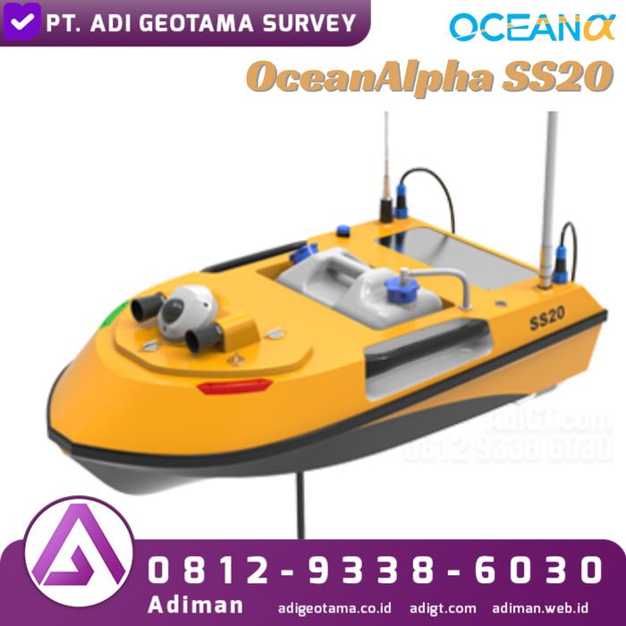 Jual OceanAlpha SS20 USV Boat GNSS RTK Multibeam Bathymetry Marine ...